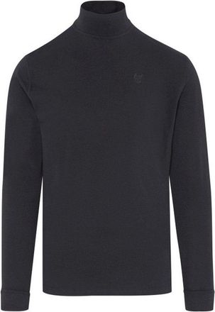 Hajo Stehkragenpullover Basic-Stehkragenshirt in reiner Baumwolle