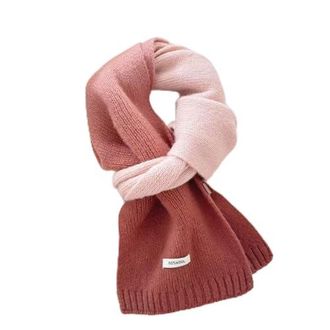 Generic &Eacute;charpe dhiver et cache-cou en tricot doux avec un confort luxueux et un style polyvalent, caf&eacute;, taille unique