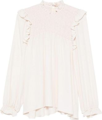 Forte_Forte Bluse - Creme