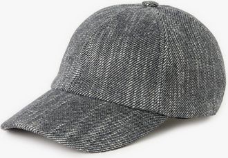 Saison 1865 Casquette en laine m&eacute;lang&eacute;e