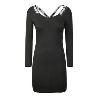 Off-white Damen, Kleider, Schwarzk, MGr&ouml;&szlig;e