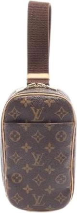 Louis Vuitton Pre-owned Pochette Gange Monogram Coated Canvas Sac Ceinture - Homme - Pre-owned - Brun - Taille: ONE Size
