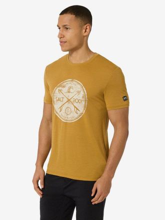 super.natural T-Shirt f&uuml;r Herren, Merino SALT & ROCK stylisch, atmungsaktiv