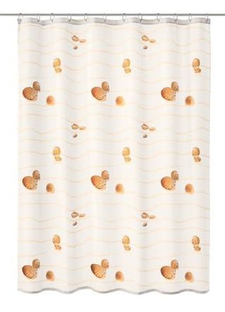 Kleine Wolke 5163216305 Duschvorhang Miami, 180 x 200 cm, beige