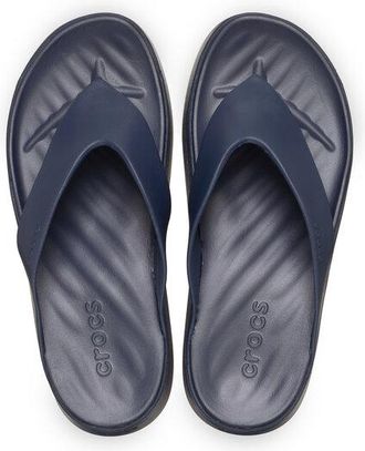 Crocs Zehentrenner Getaway Platform Flip 209410 Dunkelblau