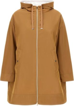 Herno Femme, Manteaux, Brun, Taille: 44 FR Veste &agrave; capuche