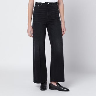 Toteme Jeans in Schwarz mit Verwascheneffekt aus Bio-Baumwolle