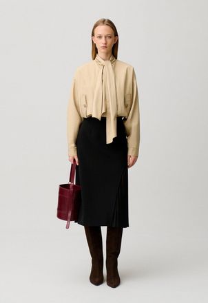 Claudie Pierlot Jupe midi pliss&eacute;e