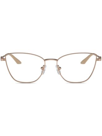 A|X Armani Exchange lunettes de vue &agrave; plaque logo - Rose