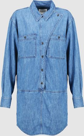 Isabel Marant Robe Courte Ilaya Blue
