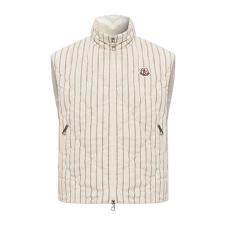 Moncler Aussa Daunenweste - - Jackets - Damen - Beige - L