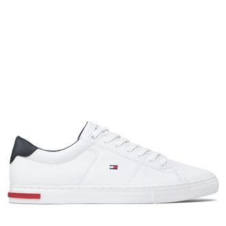 Tommy Hilfiger Sneakers Tommy Hilfiger Essential Leather Detail Vulc FM0FM04047 Wei&szlig;