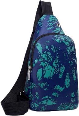 Generic Petit sac &agrave; dos &agrave; bandouli&egrave;re pour homme et femme, sac de poitrine pour randonn&eacute;e, voyage, sac banane pour sports de plein air, cyclisme, Vert, Small