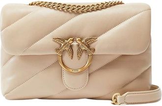 Pinko Pinko, Femme, Sacs, Beige, Taille: ONE Size Love Bag Puff