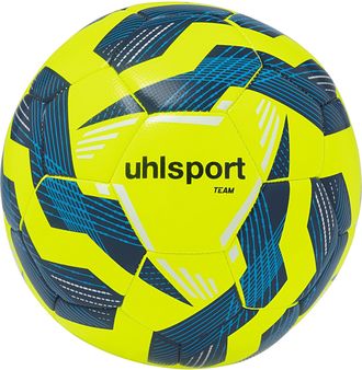 Uhlsport Fußball Team-Fußbälle - langlebige Trainingsbälle für das Mannschaftstraining - Fußball für Kinder und Erwachene, Größe 3, Größe 4 und Größe 5, Fluo g
