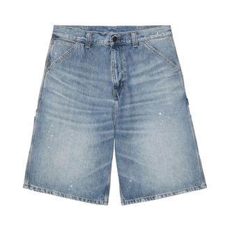Carhartt Work in Progress Homme, Shorts, Bleu, Taille: S Bermuda D&eacute;contract&eacute;
