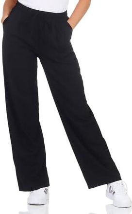Vero Moda Vero Moda Pantalon &agrave; Jambe Large VMJESMILO Taille Moyenne Pantalons Black S Black S