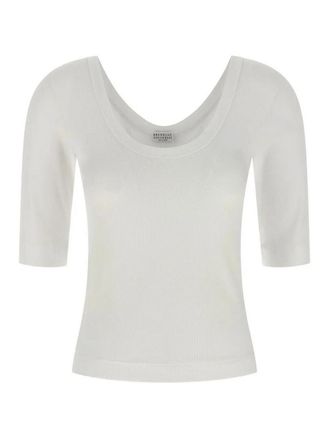Brunello Cucinelli T-Shirt - Wei&szlig;