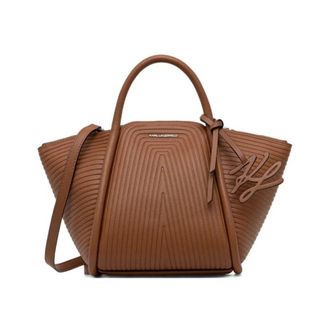 Karl Lagerfeld Femme, Sacs, Brun, Taille: ONE Size K/Wellen Sm Tote