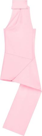 Courrèges robe asymétrique à col montant - Rose