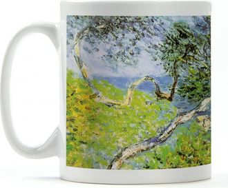 1art1 Claude Monet Bordighera, 1884 Foto-Tasse Kaffeetasse 9x8 cm