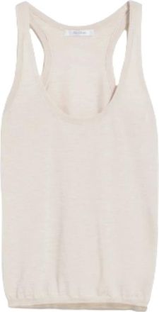 Max Mara Femme, Tops, Blanc, Taille: 40 FR Abbono Cashmere Tank