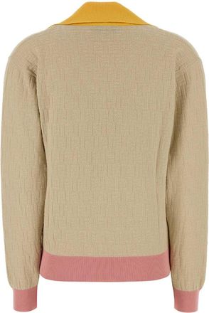 Fendi Ecru Maglieria Ecru Sweater