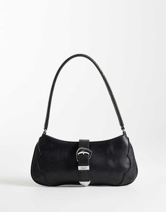 Tommy Jeans Sac port&eacute; &eacute;paule &agrave; boucle - Noir