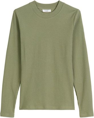 Marc O'Polo Denim Kurzarmshirt T-Shirt, LSL, Crewneck, Rib, Slim F