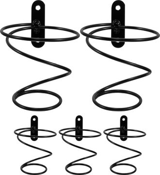 BESPORTBLE TOYANDONA 5-teiliger Weinflaschenhalter aus Metall, spiralf&ouml;rmiges Wandregal zur &uuml;bersichtlichen Aufbewahrung, Einzelflaschenregal f&uuml;r K&uuml;che, Bar oder