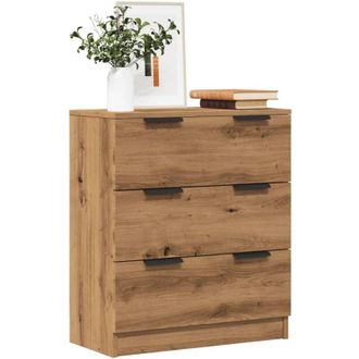 vidaXL Buffet ch&ecirc;ne artisanal 60x30x70 cm bois ding&eacute;nierie - Vidaxl