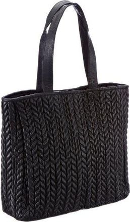 Selected bags QUILTED BAG, sacs à main femme - Noir - Schwarz (Black), 36x35x10 cm (B x H x T) EU