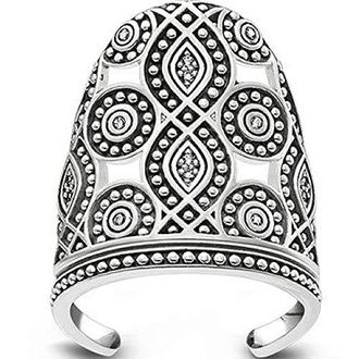 Thomas Sabo Femme 925 Argent Silver Blanc Zirkonia