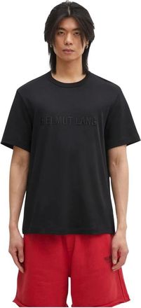 Helmut Lang Homme, Tops, Noir, Taille: XL T-Chemises