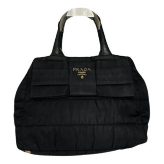 Prada Pre-owned Polyester Handtasche - - Pre-owned - Damen - Schwarzk - ONE SIZE