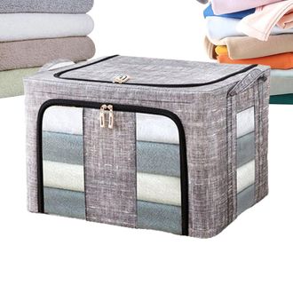 Generico Organizer f&uuml;r Kleidung, mit transparentem Fenster, f&uuml;r Kleiderschrank, f&uuml;r Schlafzimmer, Decke, Bettw&auml;sche, Spielzeug, B&uuml;cher, Zuhause, Wohnung