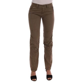 Ermanno Scervino L&auml;ssige Baumwollhose - - Trousers - Damen - Braun - 2XS