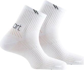 Kindy Lot de 2 tiges courtes sport homme coton - couleur - Blanc - Pointure - 39-42