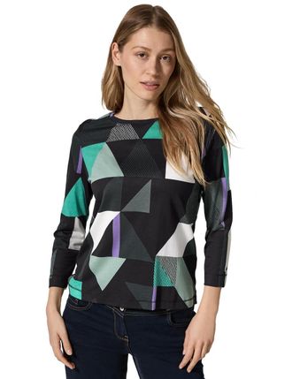 Cecil TOS Basic Roundneck AOP