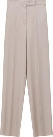 Max Mara Femme, Pantalons, Beige, Taille: 38 FR Wide Pantalons