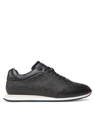 Calvin Klein Sneakers Runner Lace Up Mono Pu HW0HW02574 Schwarz