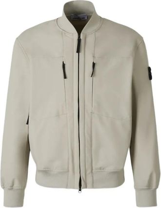 Stone Island Soft Shell Bomberjacke - - Jackets - Herren - Beige - M