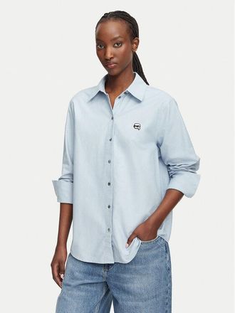 Karl Lagerfeld Hemd B3W11030 Hellblau Regular Fit