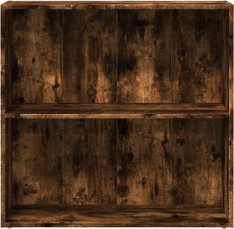 Generic Aufbewahrungs-B&uuml;cherregal, Vertikaler Offener Regal-Organizer, B&uuml;cherregal aus Holzwerkstoff f&uuml;r Wohnzimmer, Schlafzimmer, B&uuml;ro (Ger&auml;ucherte Eiche 16)