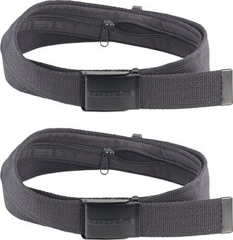 Pearl urban G&uuml;rtel: 2er - Pack Reise-Geldg&uuml;rtel mit verstecktem Geldfach, unisex (Sicherheitsg&uuml;rtel, G&uuml;rtel mit Geldfach, Outdoor Survival)