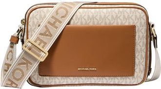 Michael Kors LG EW Pckt XBODY, Hand Bag Women, Vanilla/Acrn, Taille Unique