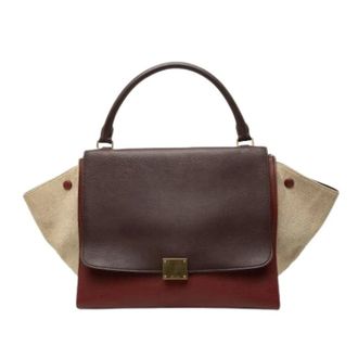 Celine Sac Trapeze Pre-owned - Femme - Pre-owned - Rouge - Taille: ONE Size