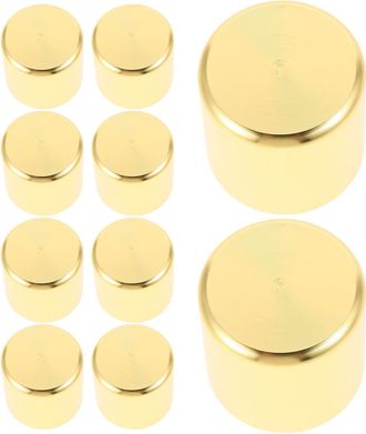 Hemobllo 20 St&uuml;ck Teiliges Runde Aluminium M&ouml;belbein schoner rutschfest Kratzschutz f&uuml;r Hartholzb&ouml;den und Fliesen Ger&auml;uschd&auml;mpfend Vielseitig Passend f&uuml;r Stuhl