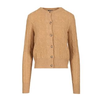 Polo Ralph Lauren Cashmere Zopfstrick-Cardigan - - Knitwear - Damen - Beige - XS