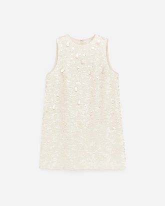 Arket Pailletten-Minikleid -Beige